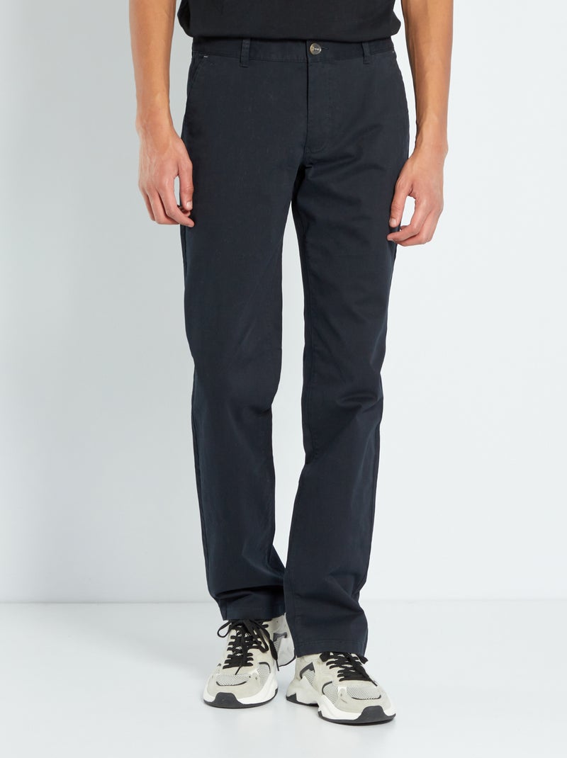 Chino broek L36 +1m90 - ZWART - Kiabi - 20.00€
