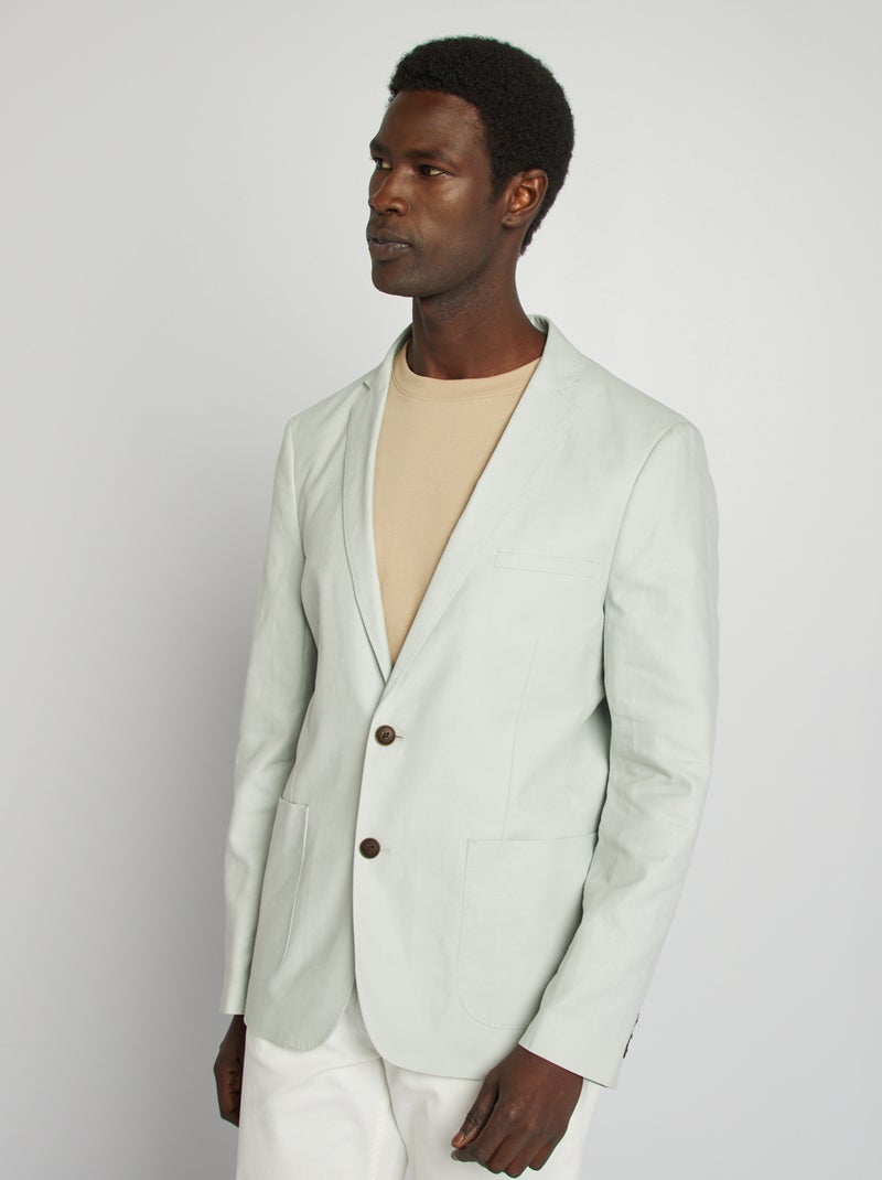 Colbert - Slim-fit / nauwsluitend model - grijs - Man - 50.00€ - Kiabi