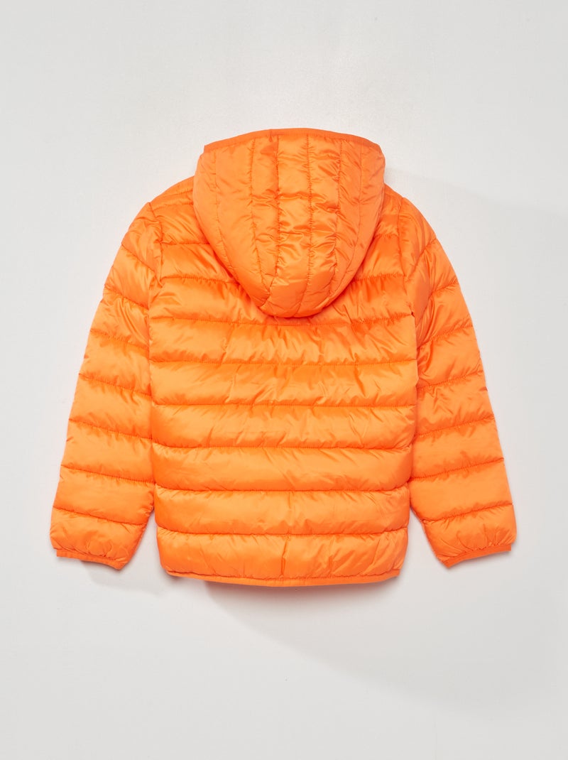 Donsjack van gerecyclede flessen - donkeroranje - 15.00€ - Kiabi