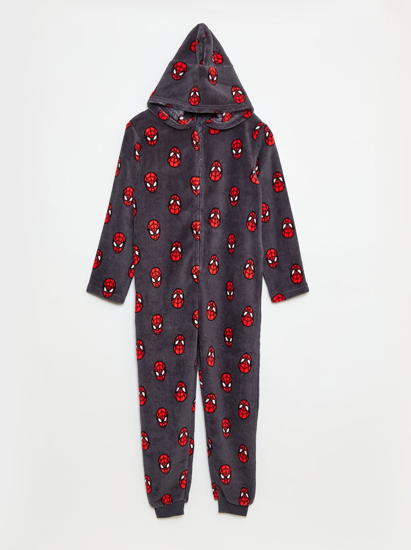 Fleece pyjamapak 'Spider-Man' - Grijs - Jongen - 20.00€ - Kiabi