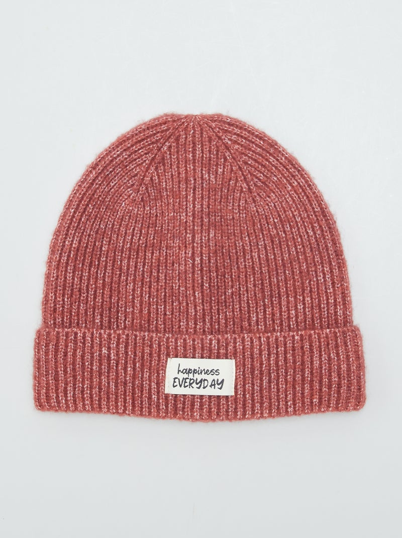 Gebreide muts - ROOD - Kiabi - 6.00€ Gebreide muts - ROOD - Kiabi - 6.00€