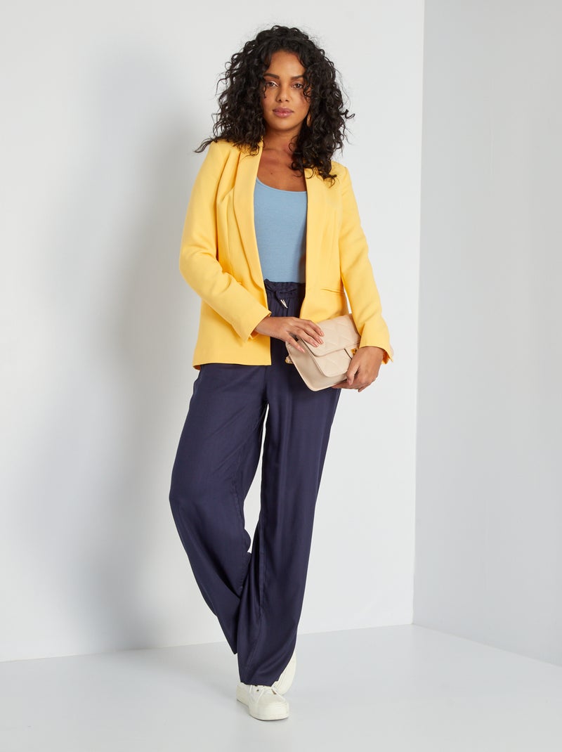 Halflange blazer - geel - Kiabi - 29.00€