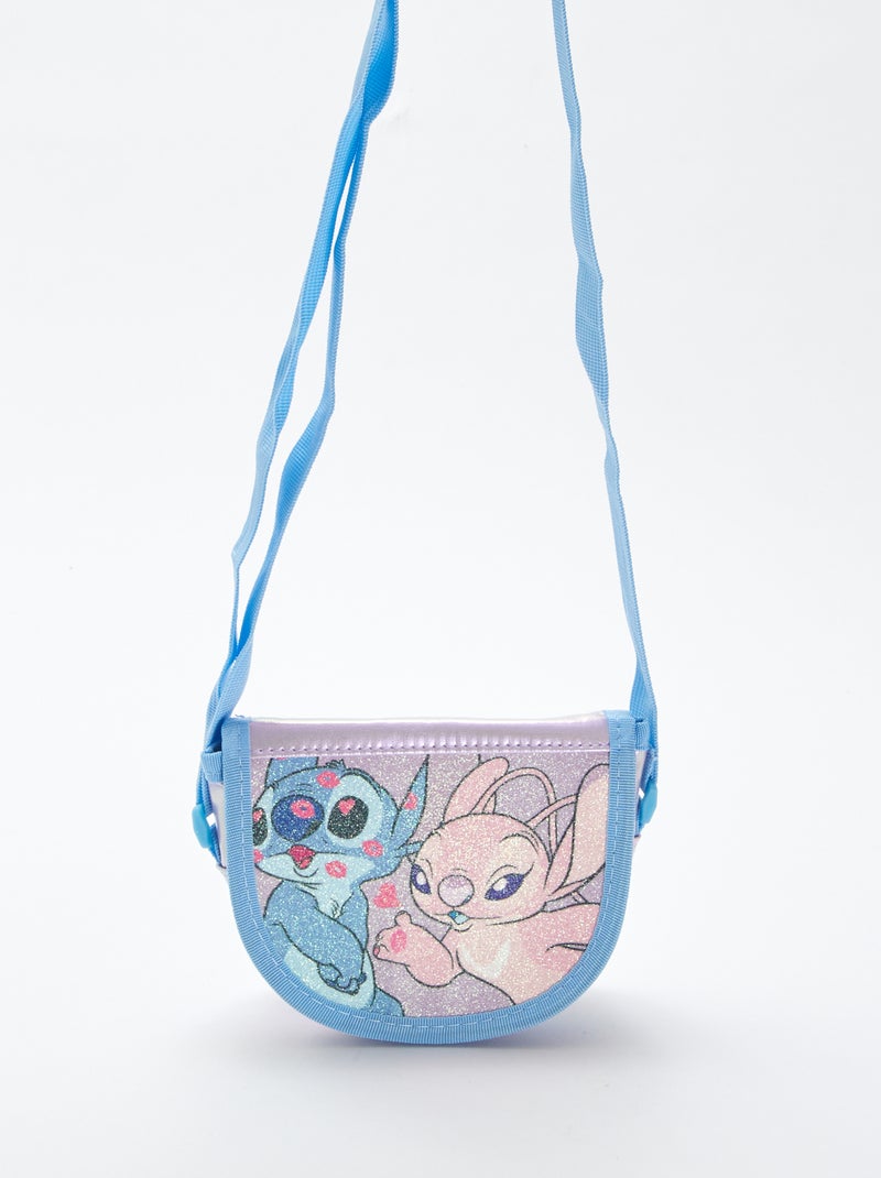 Halfronde Disney-tas met Stitch-print - BLAUW - Meisje - 10.00€ - Kiabi