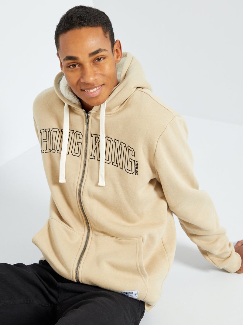 Hoodie - BIEGE - 22.00€ - Kiabi