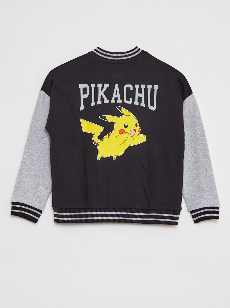 Jack met drukknopen en Pokémon/Pikachu-print - GRIJS - Jongen - 24.00 ...