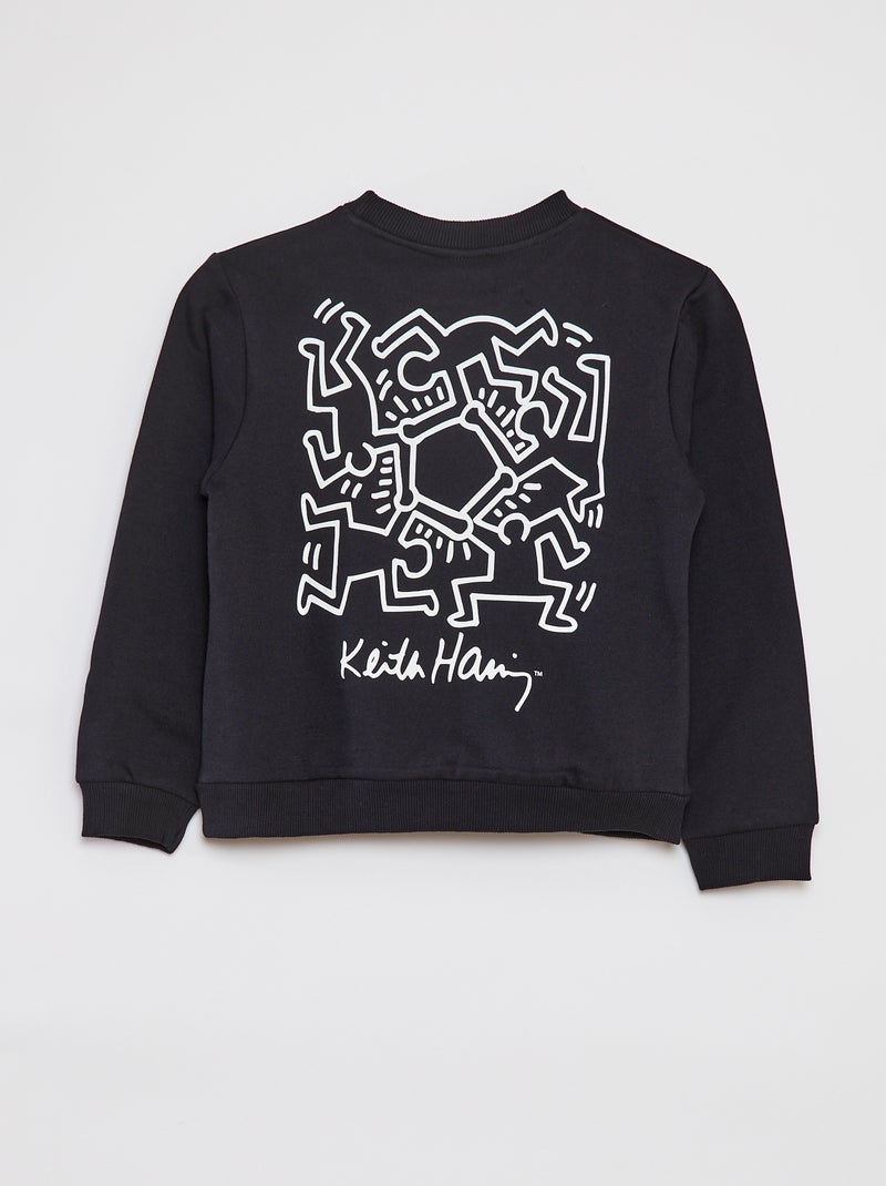 'Keith Haring'-sweater - Valentijnsdag - zwart - Jongen - 12.00€ - Kiabi