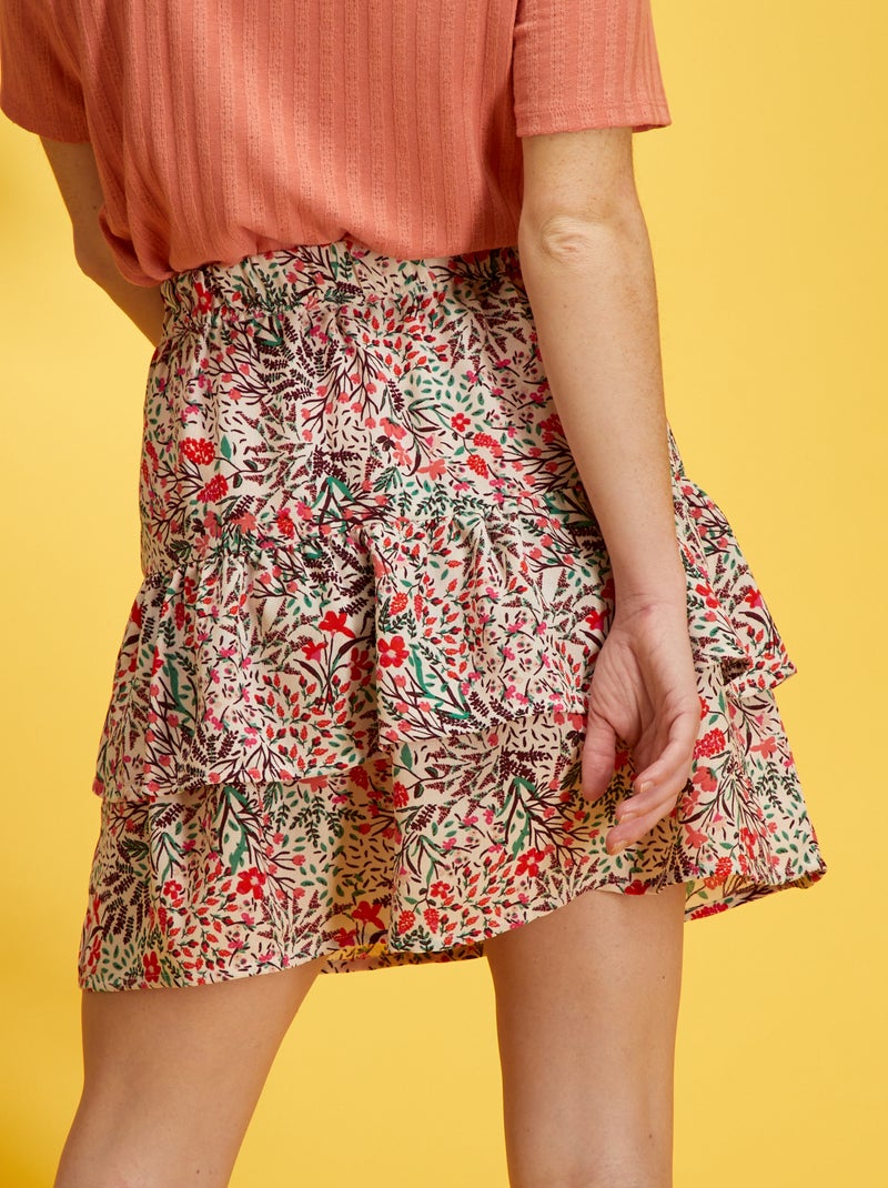 Korte rok met ruches - ROSE - Kiabi - 18.00€