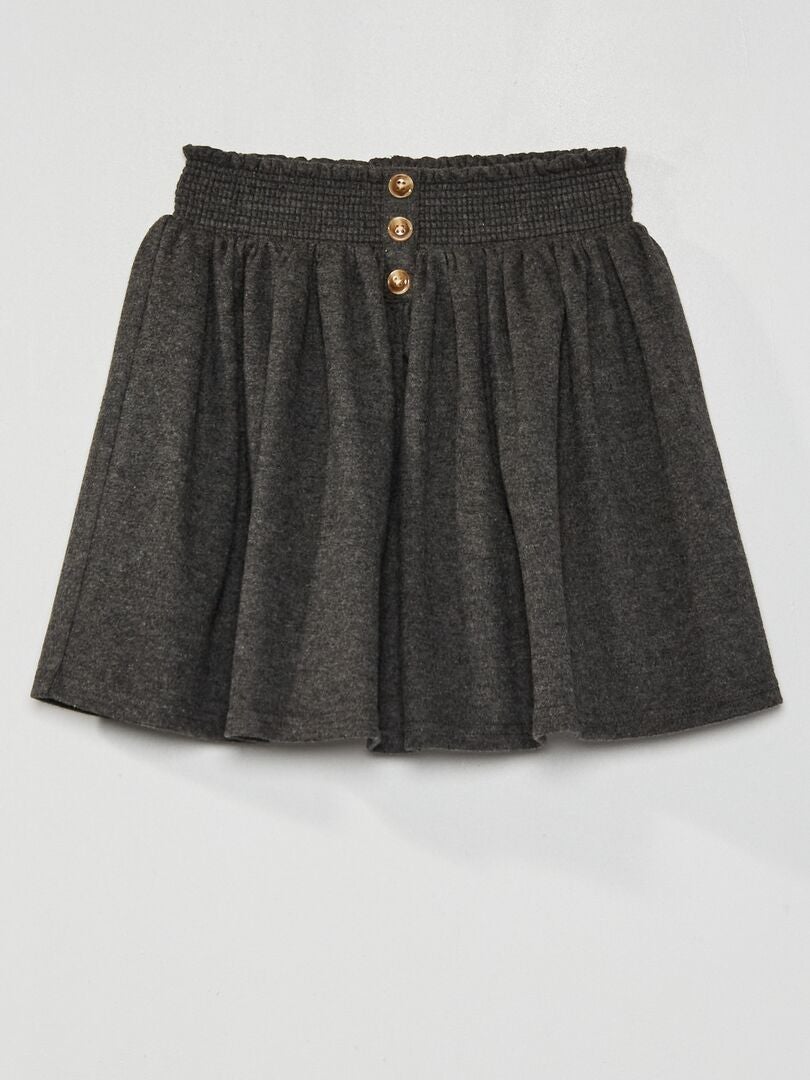 Korte rok met Schotse ruitjes - zwart - Kiabi - 9.00€