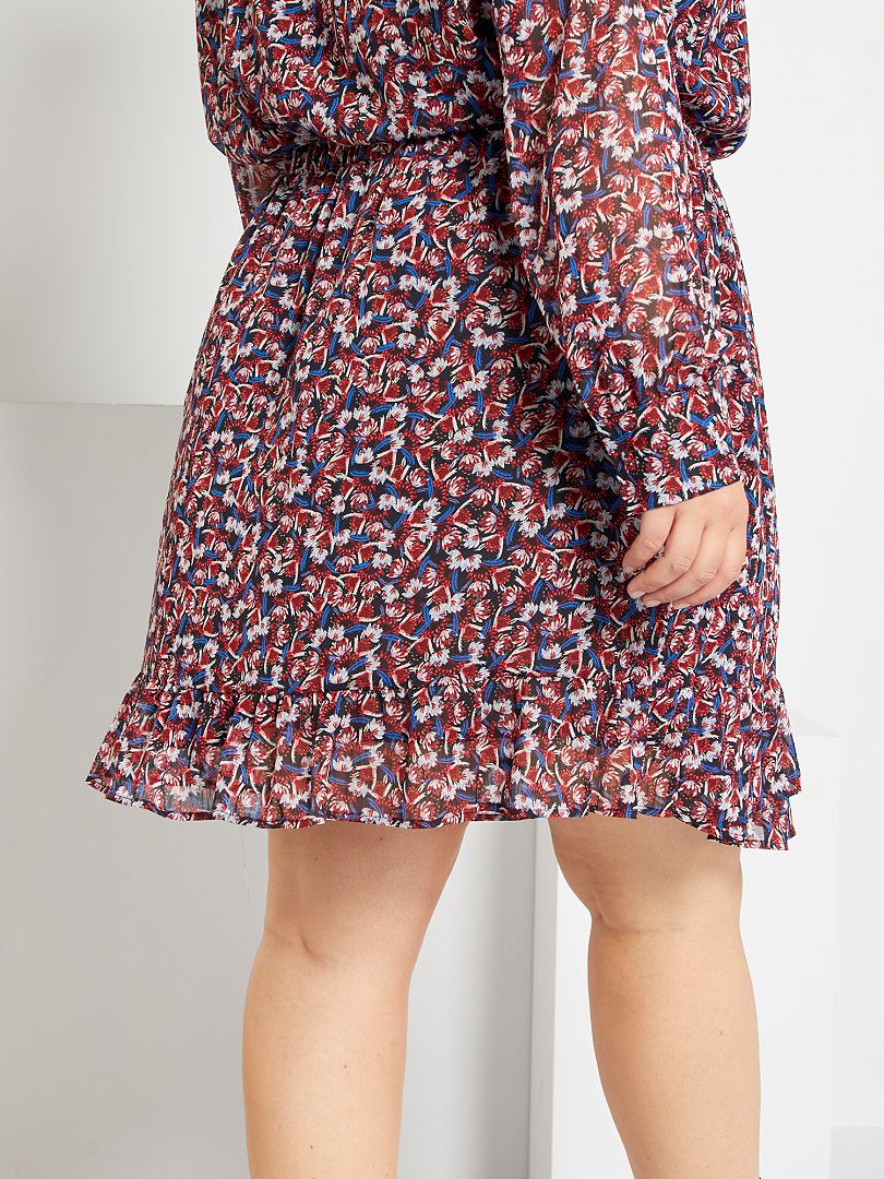 Korte rok met volants - BLAUW - Kiabi - 18.00€