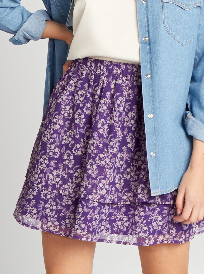 Korte rok - PAARS - Kiabi - 16.00€