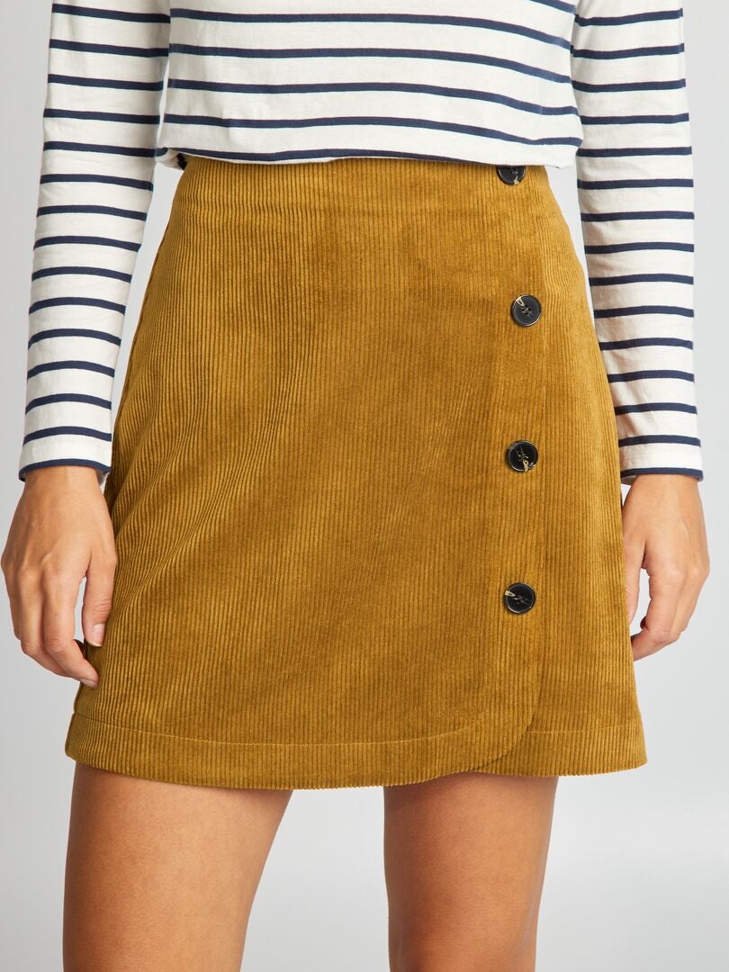 Korte rok van velours - BRUIN - Kiabi - 19.00€