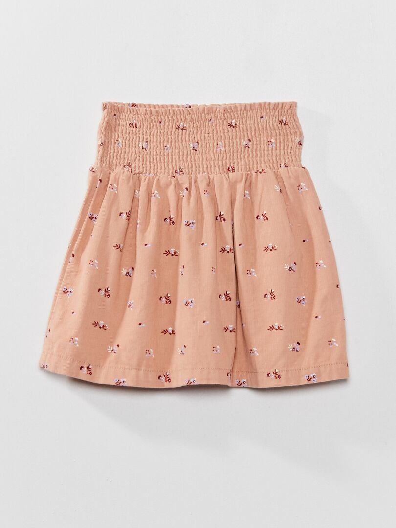 Korte rok van velours - ROSE - Kiabi - 12.00€