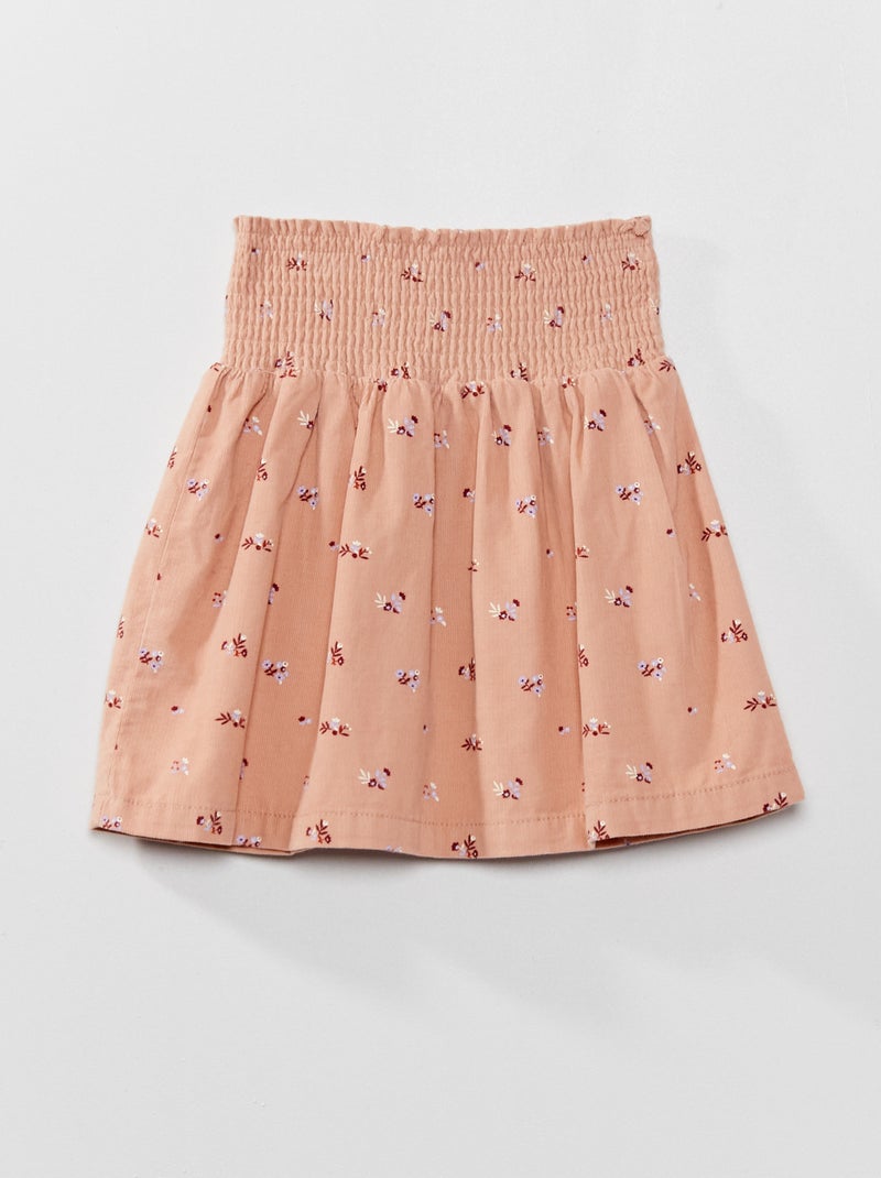 Korte rok van velours - ROSE - Kiabi - 12.00€