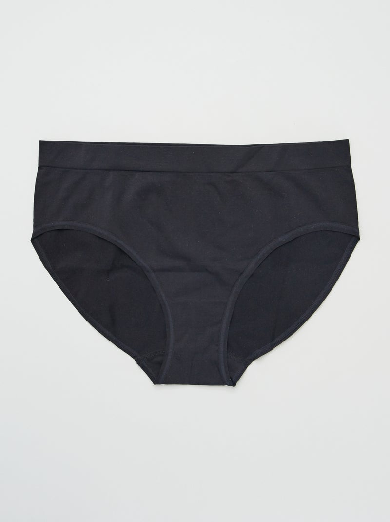One size midislips - Unik 'Sans Complexe' - 2 stuks - zwart - 22.00 ...
