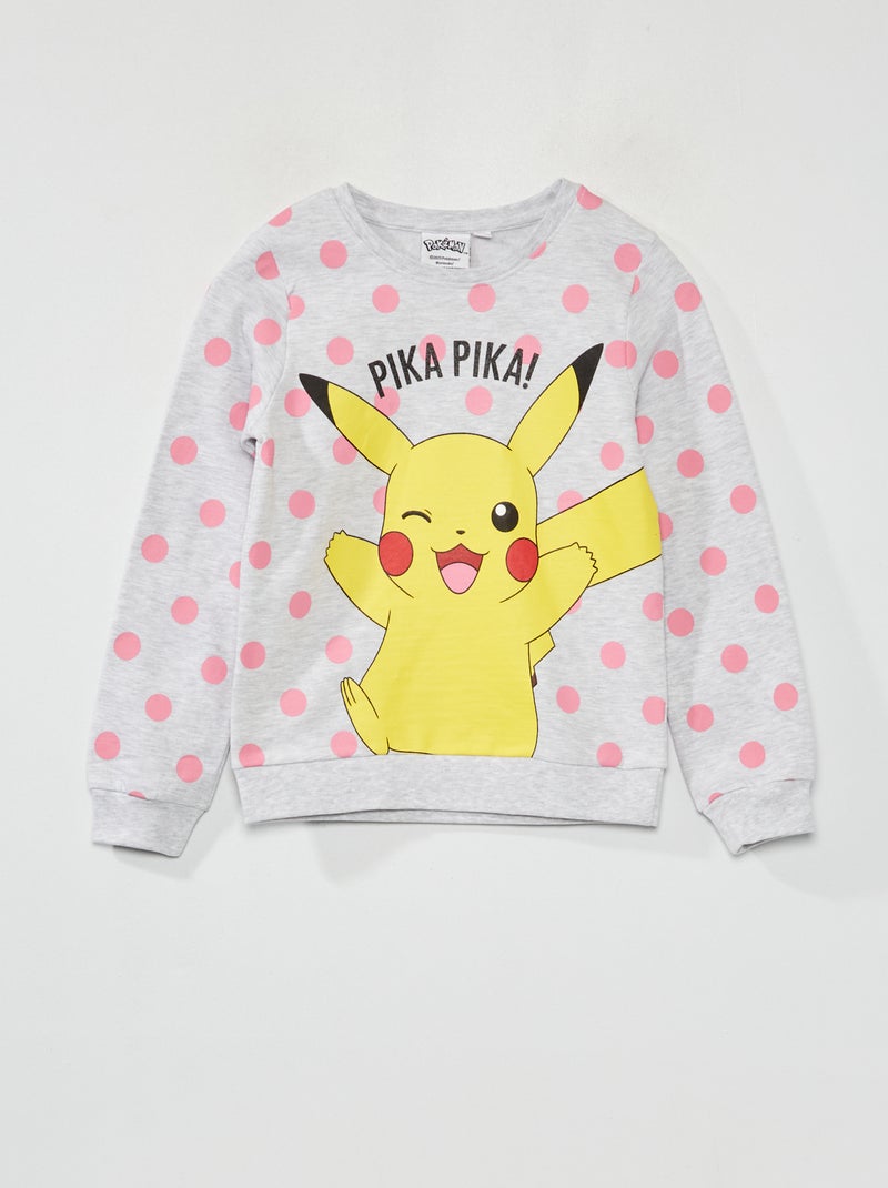 Pikachu-sweater - GRIJS - 16.00€ - Kiabi
