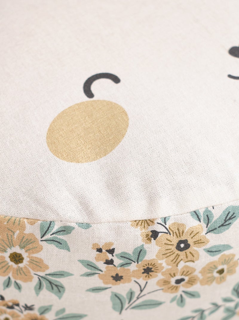 Poef met konijnprint - ROSE - 45.00€ - Kiabi