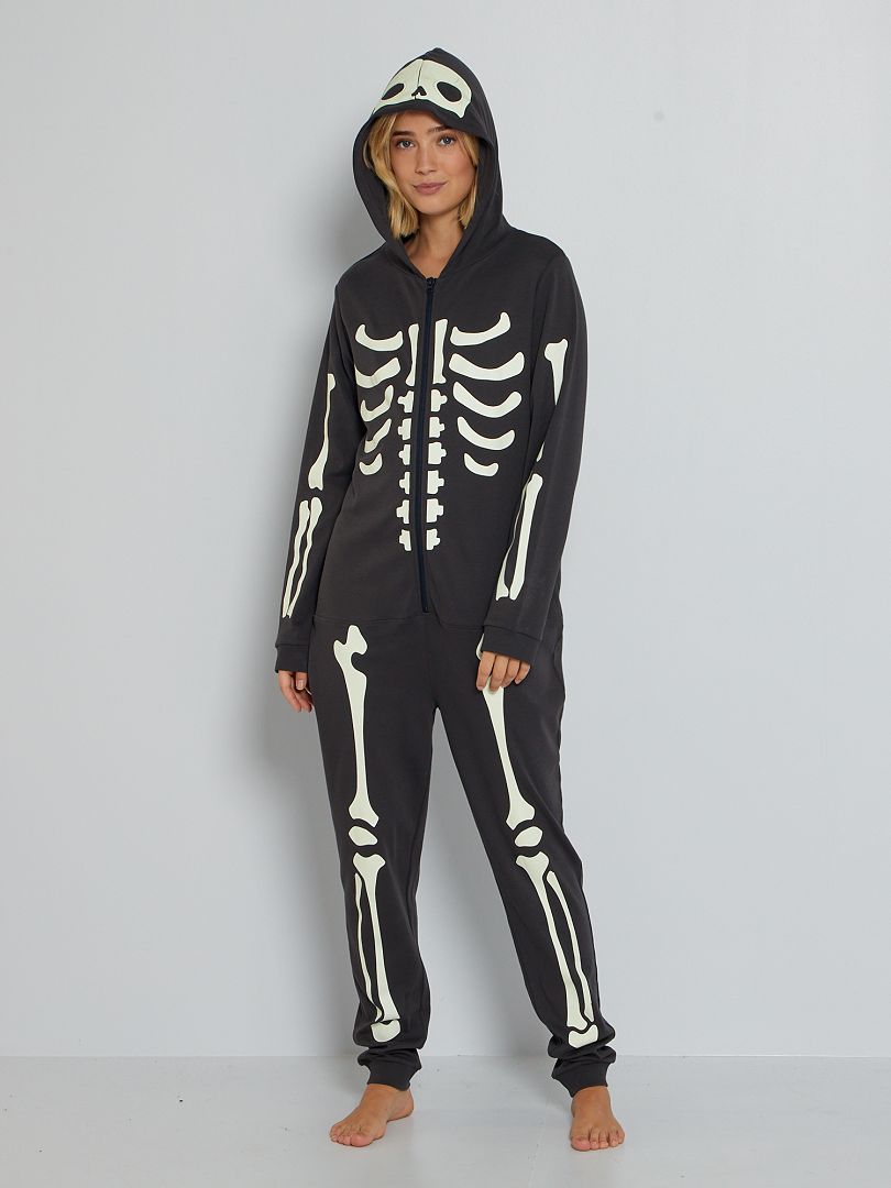 Pyjamapak 'skelet' - GRIJS - Kiabi - 20.00€