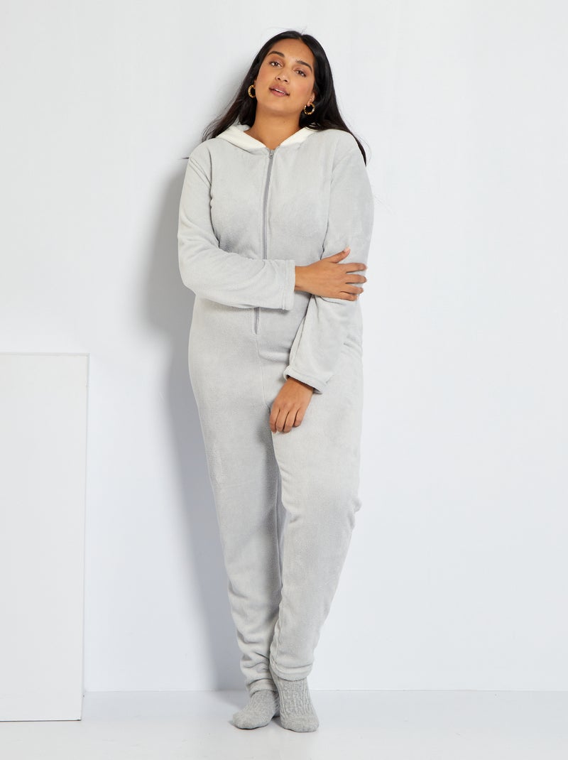 Pyjamapak van fleece - grijs - Kiabi - 25.00€