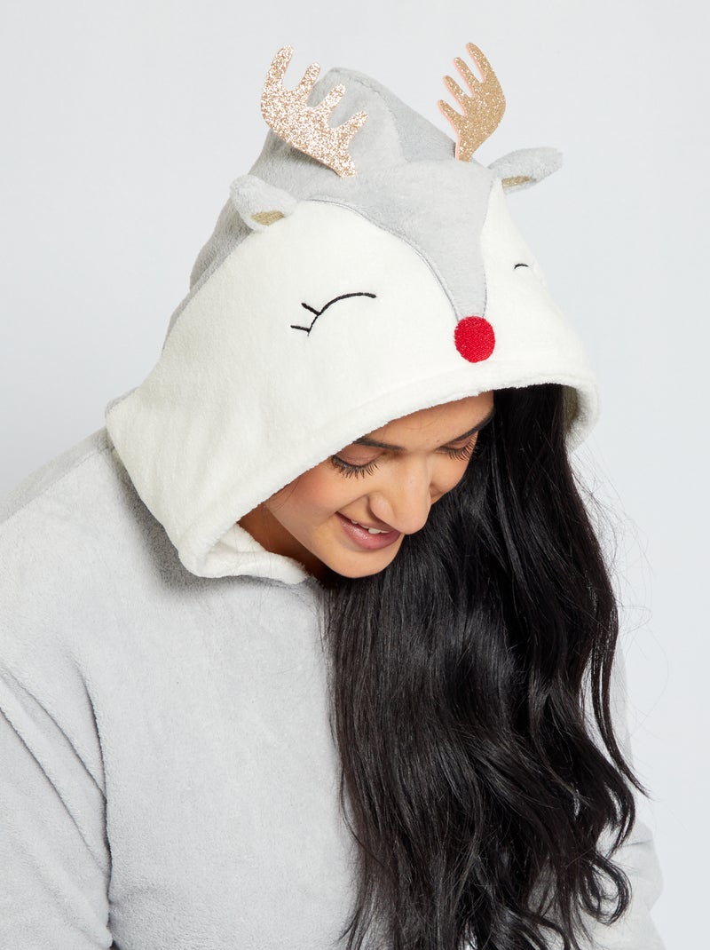 Pyjamapak van fleece - grijs - Kiabi - 25.00€