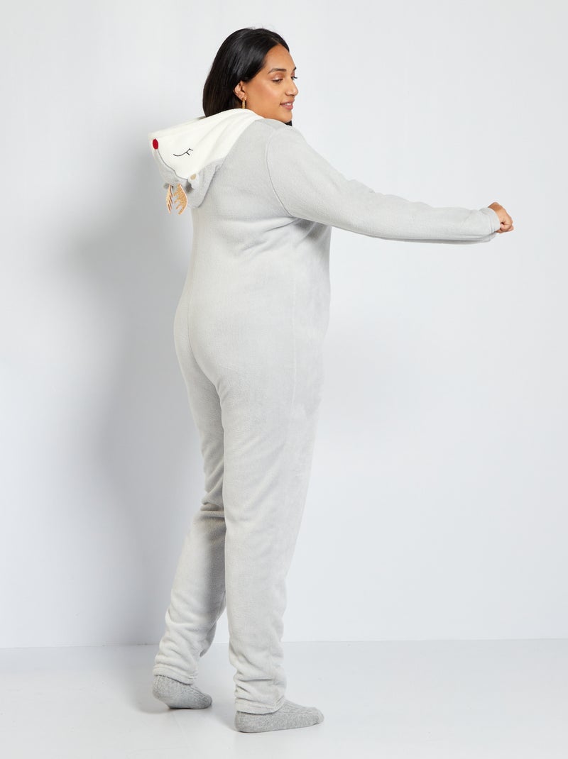 Pyjamapak van fleece - grijs - Kiabi - 25.00€