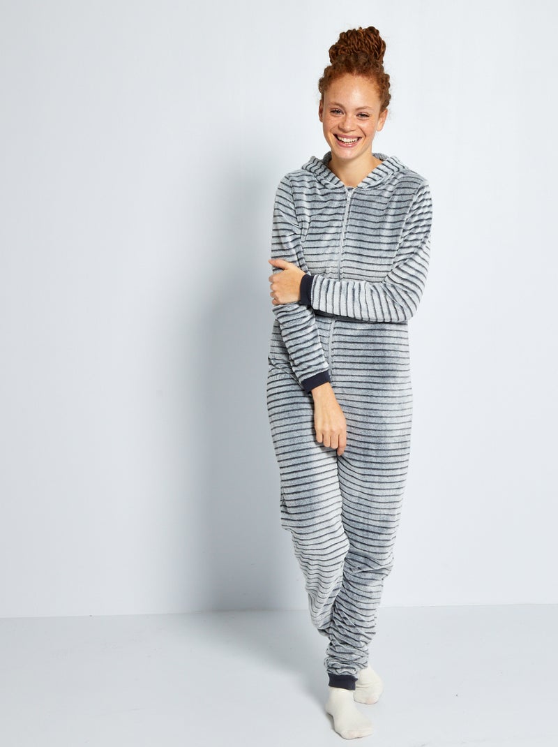 Pyjamapak van fleece - grijs - Kiabi - 19.00€