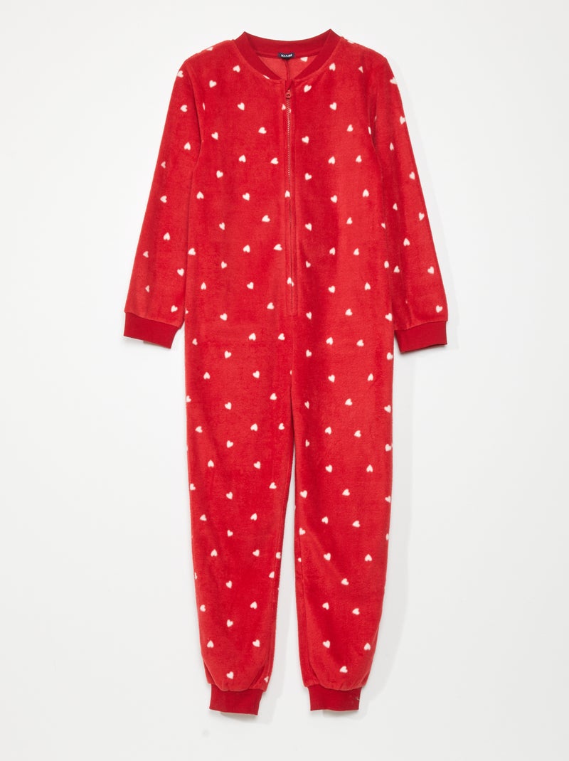 Pyjamapak van fleece - WIT - 16.00€ - Kiabi