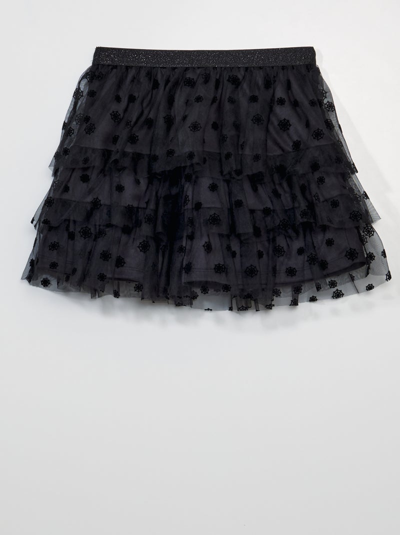 Rok van tule 'Halloween' - ZWART - Kiabi - 12.00€