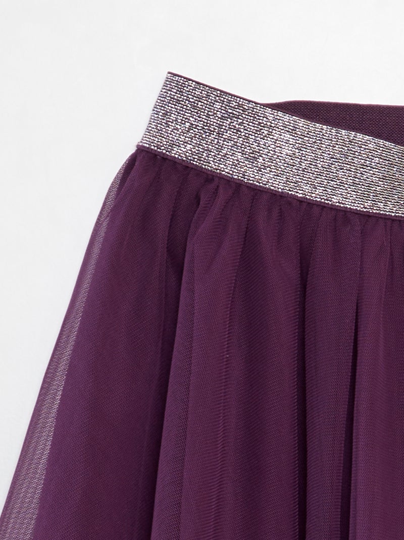 Rok van tule - PAARS - Kiabi - 10.00€