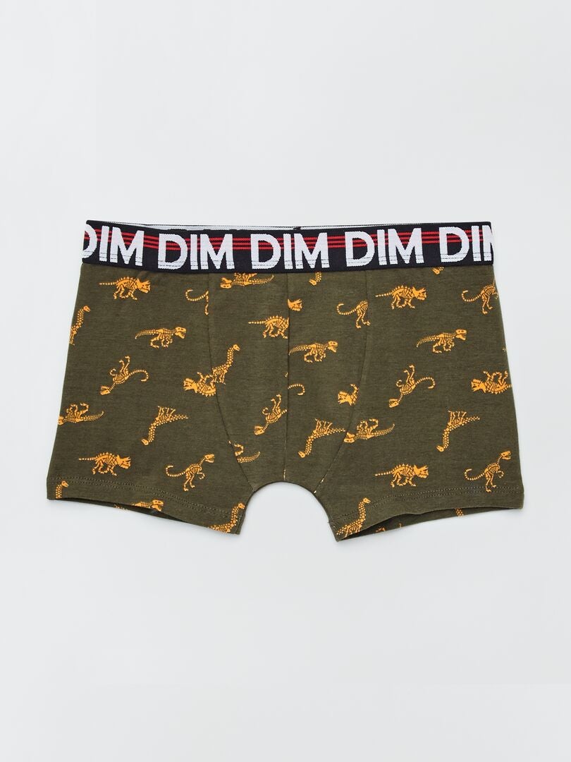 Set van 3 boxershorts met print 'DIM' - BIEGE - Kiabi - 16.00€