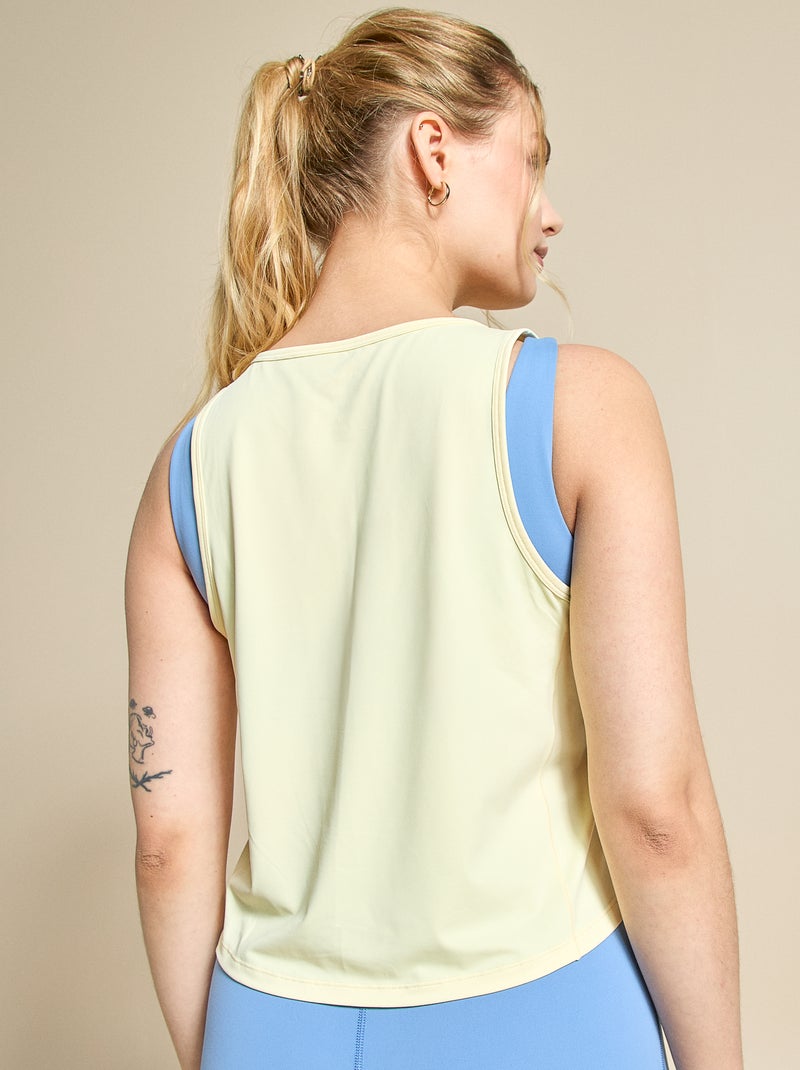 Soepel sporthemd - (ekstract) - Geel - 9.00€ - Kiabi