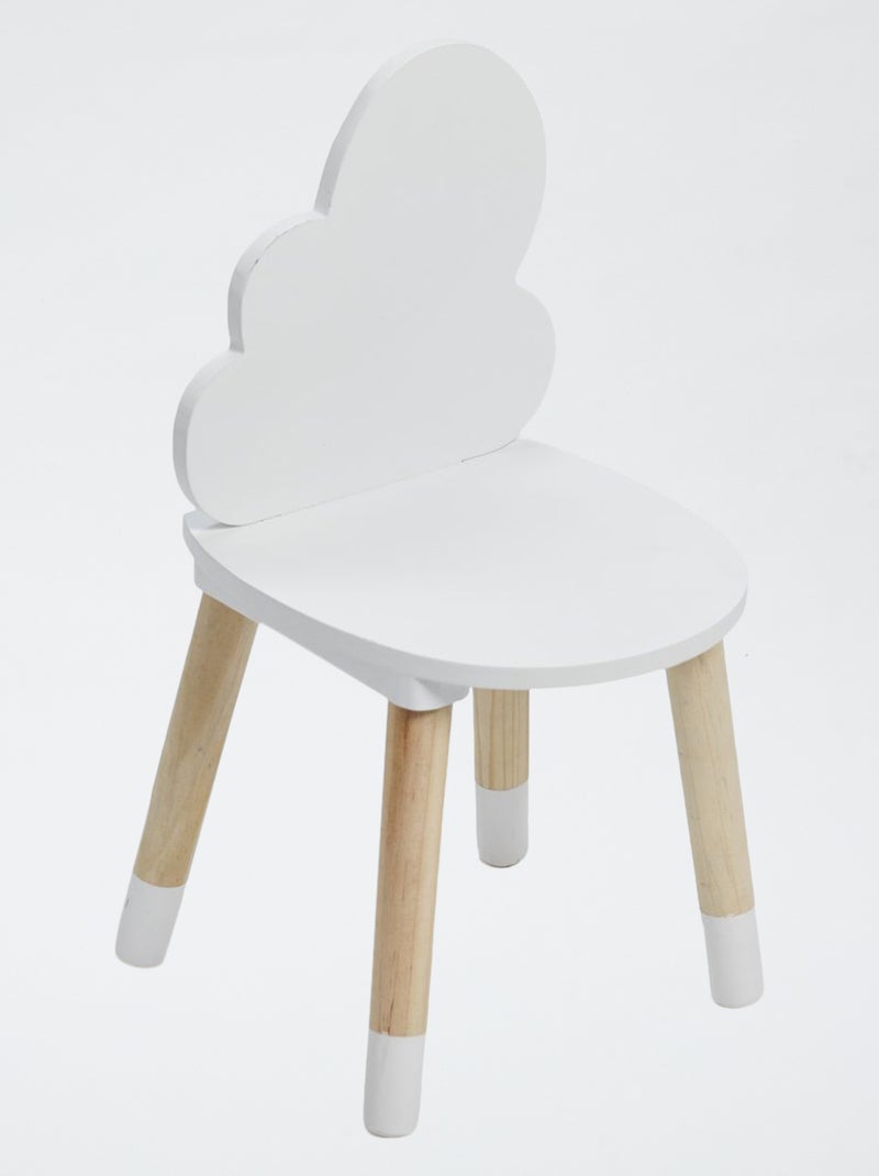 Stoel 'wolk' - Wit - 18.00€ - Kiabi