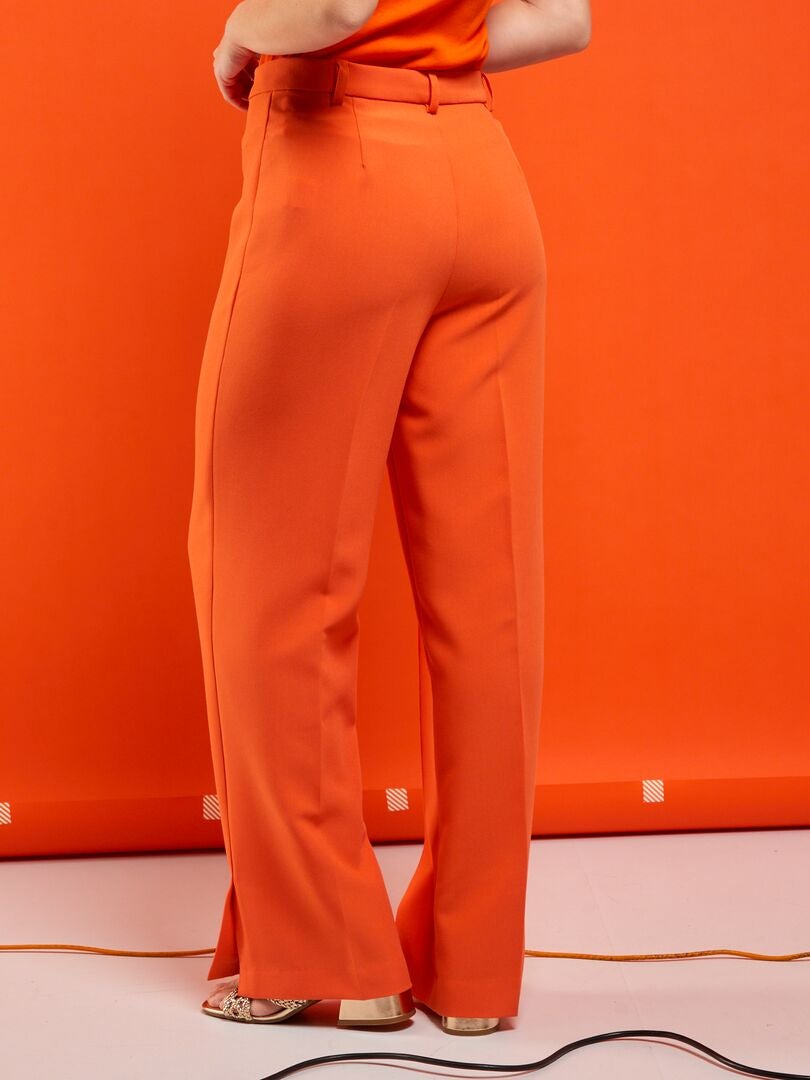 Strakke broek - ORANJE - Kiabi - 20.00€