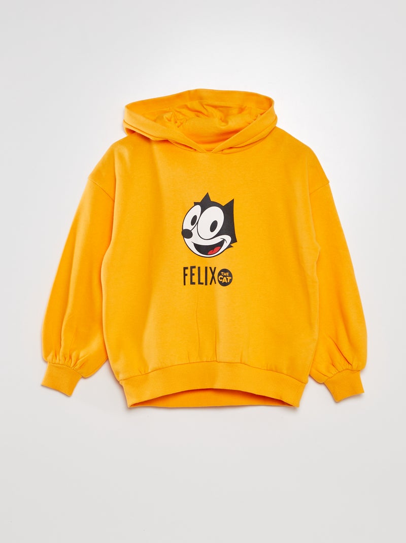 Sweater met 'Felix the cat'-print - ORANJE - Meisje - 16.00€ - Kiabi