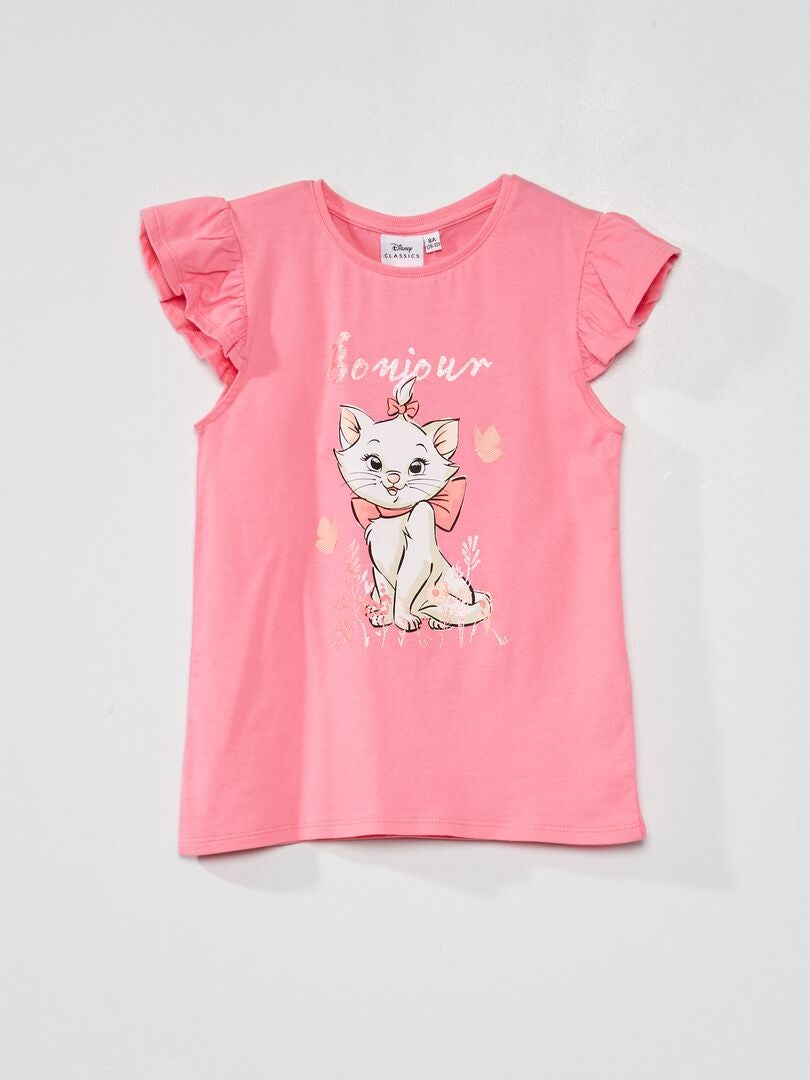 T-shirt 'Marie' 'Disney' - roze - Kiabi - 9.00€