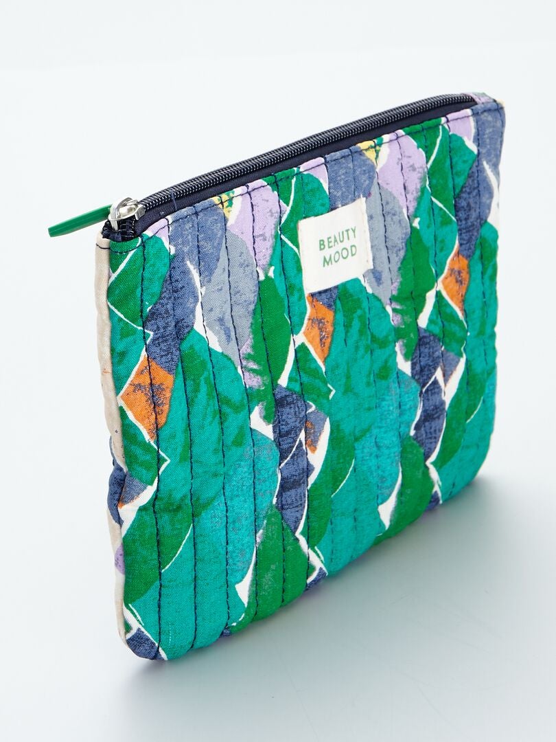 Tasje met fantasieprint - BLAUW - Kiabi - 6.00€