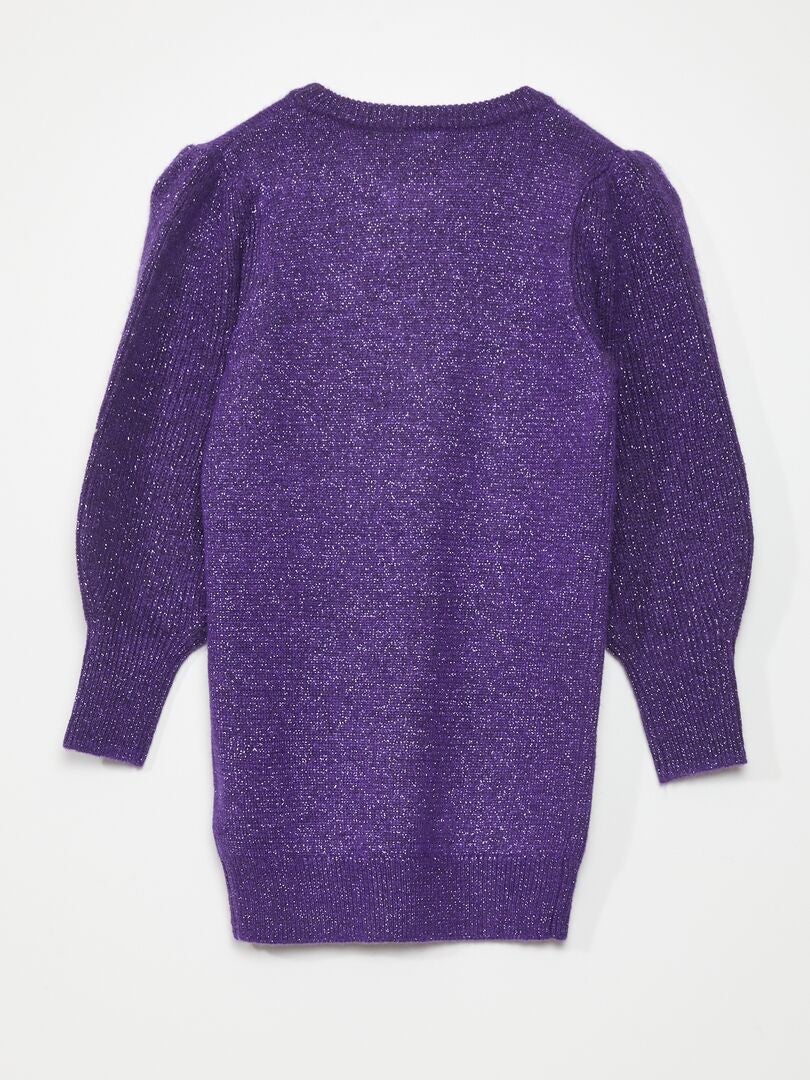 Trui van iriserend tricot - PAARS - Kiabi - 19.00€ Trui van iriserend tricot - PAARS - Kiabi - 19.00€