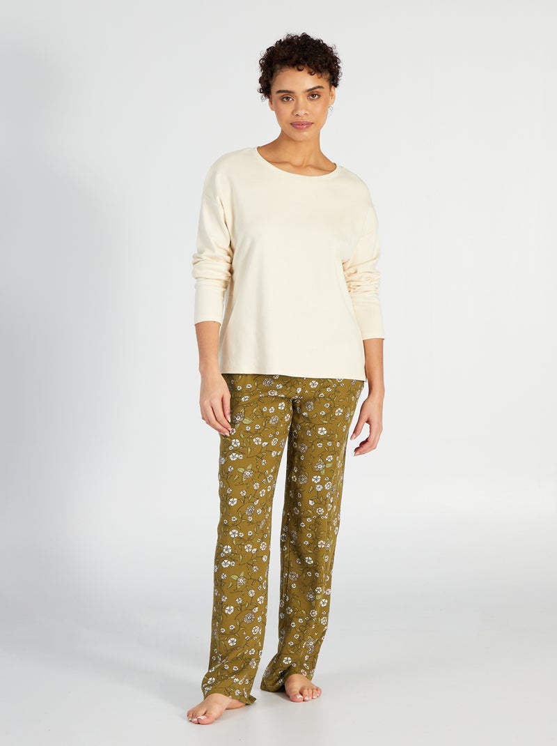 Tweedelige pyjama - GEEL - Kiabi - 22.00€