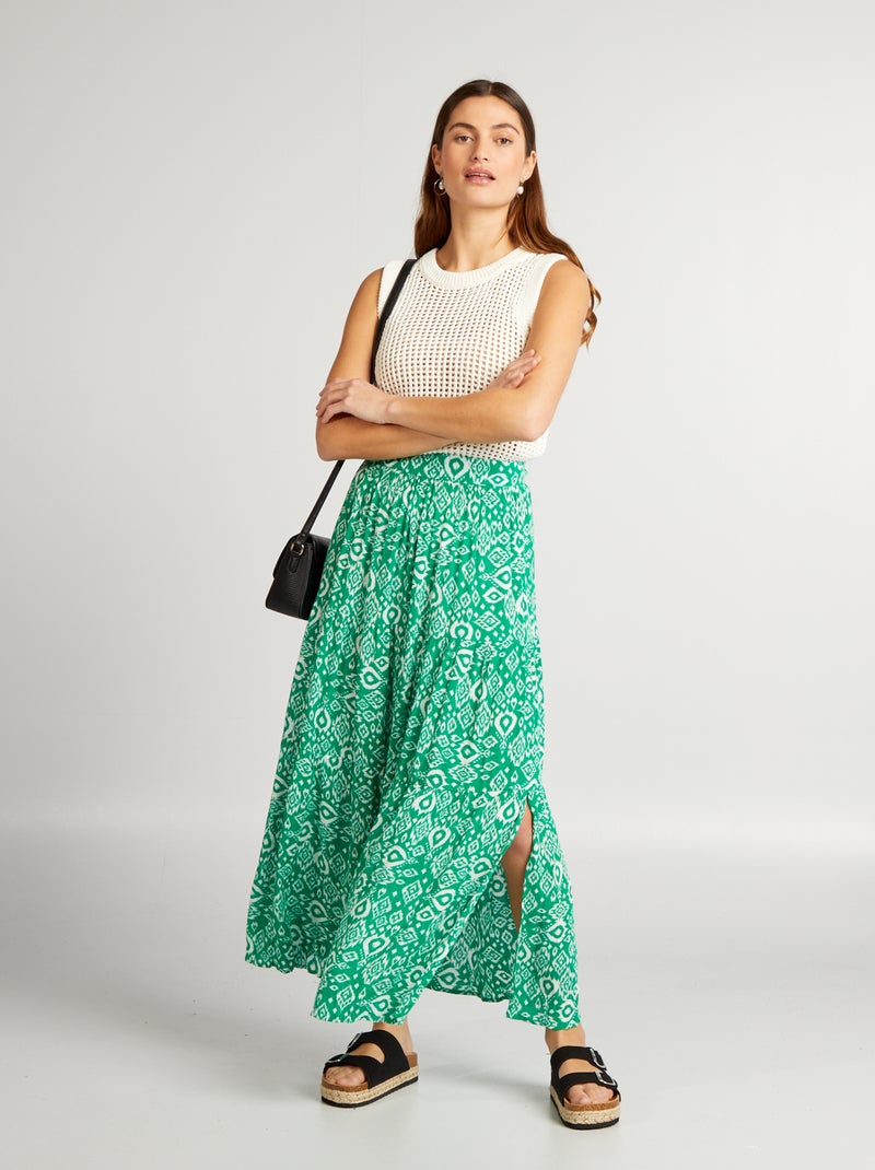 Uitlopende rok - GROEN - Kiabi - 20.00€