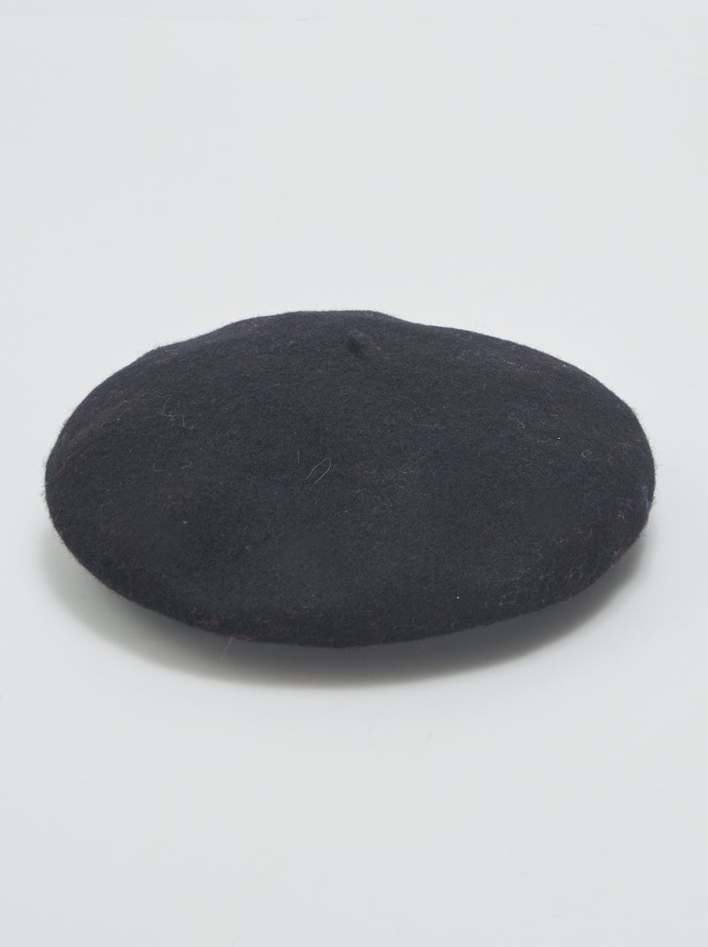Warme wollen baret - Zwart - 8.00€ - Kiabi