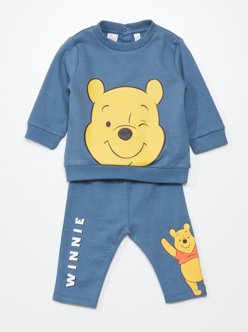 'Winnie'-joggingpak met sweater + broekje - 2-delig - BLAUW - 19.00 ...